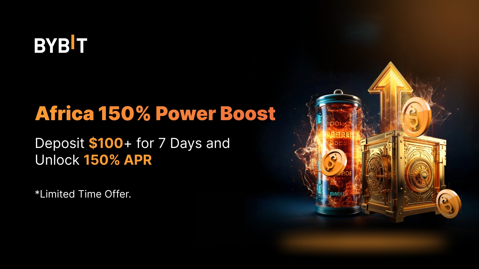 Bybit Announcement | Africa 150% Power Boost Event