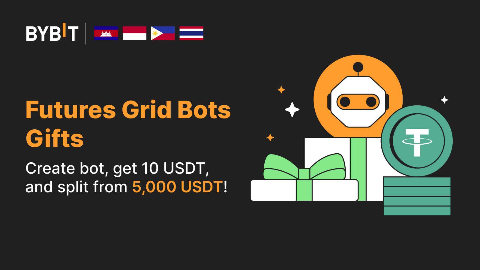 Bybit Announcement Selected Southeast Asia Only Futures Grid Bot Ts Create Bot Get 10 