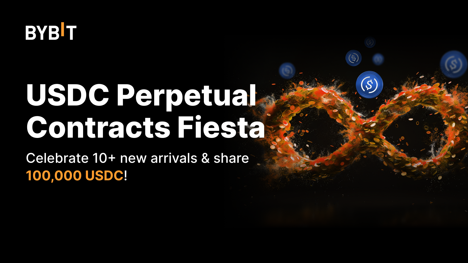 Bybit Announcement USDC Perpetual Contracts Fiesta Celebrate 10 New