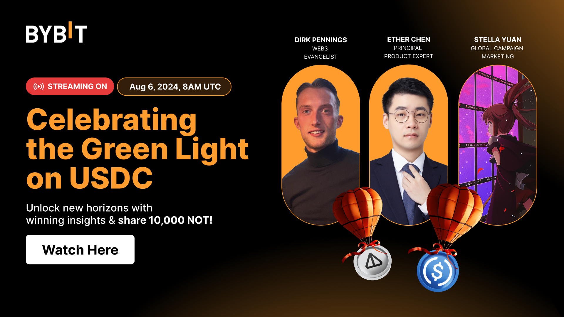 Bybit Announcement | Celebrating the Green Light on USDC: Unlock New Horizons With Winning Insights