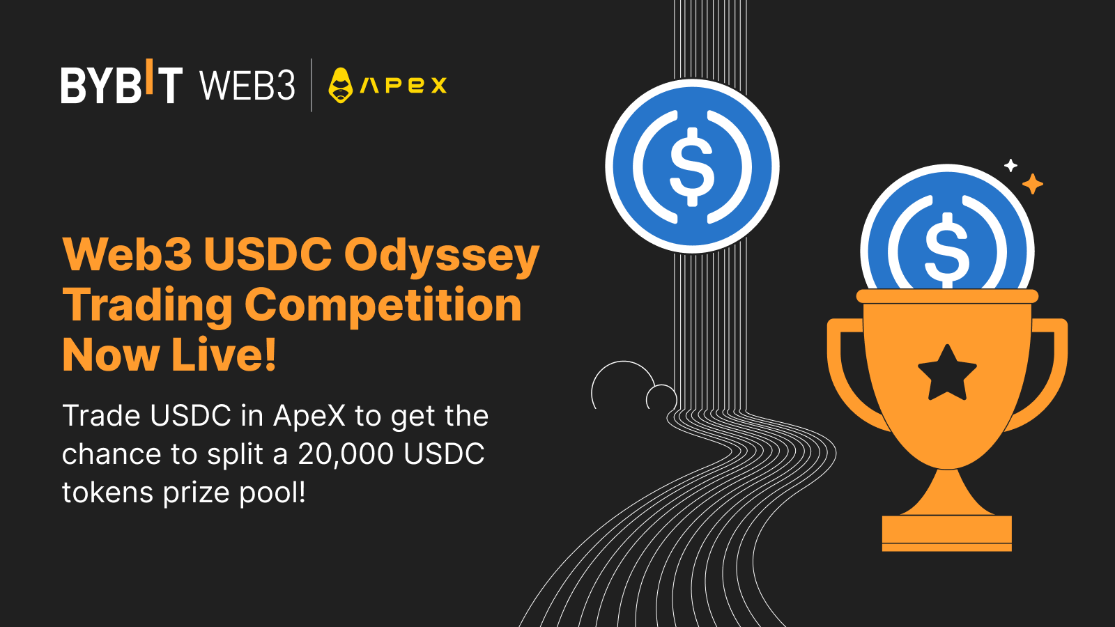 Bybit Announcement | Participate in the ApeX USDC Trading Competition within Bybit Web3 USDC ...