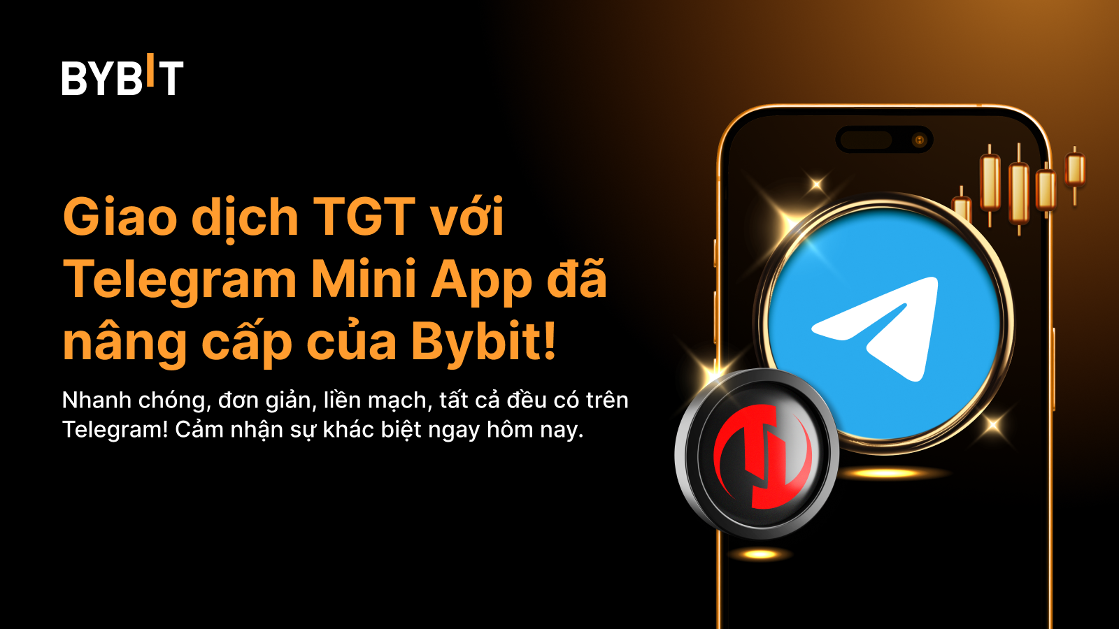 Bybit Announcement | 🚀 Giao Dịch Giao Ngay Trên Bybit Telegram Mini App