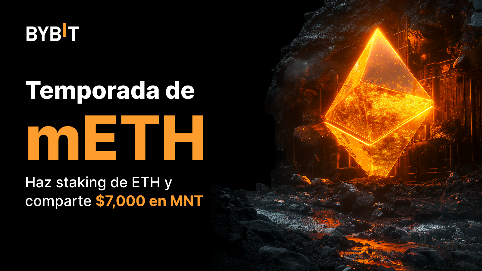 Bybit Announcement | Temporada de lanzamiento de mETH: ¡Haz staking con ...