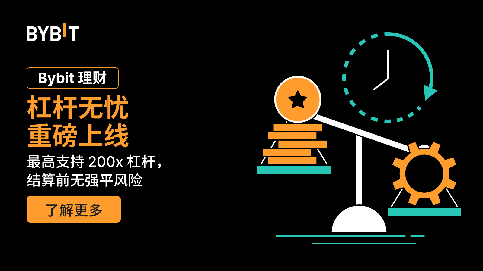 Bybit Announcement | 杠杆无忧重磅上线:零强平,高收益 Bybit Announcement | 杠杆无忧重磅上线:零强平,高收益