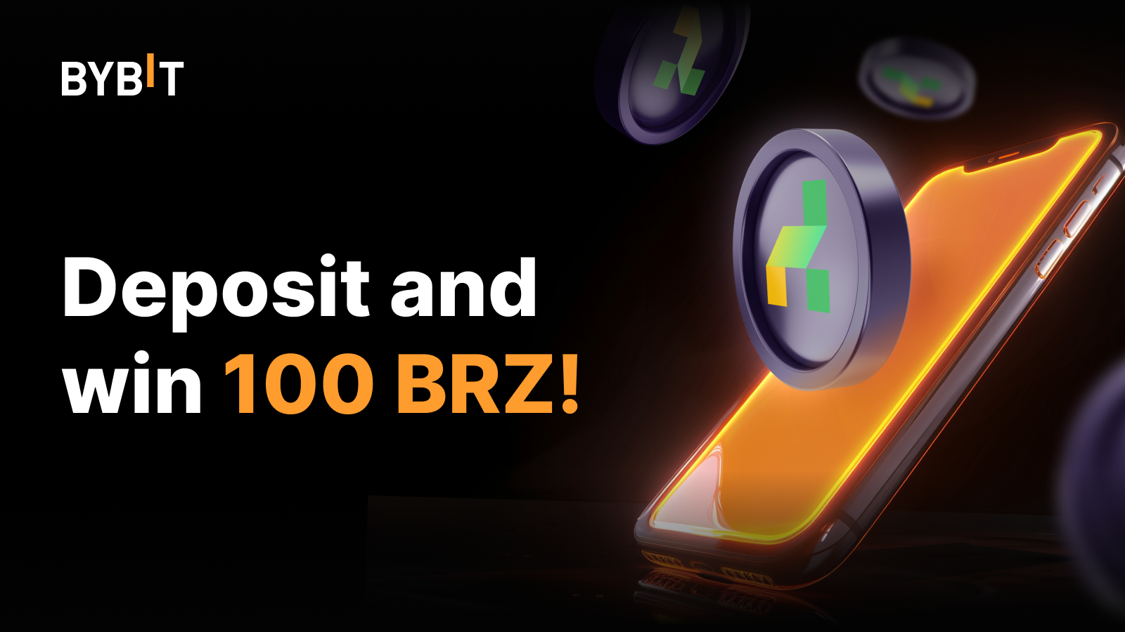 Bybit Announcement | Get 100 BRZ with your first deposit on Bybit!