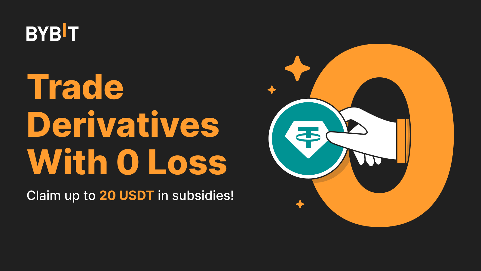 Bybit Announcement | [Selected Users Only] Trade Derivatives With 0 Losses: 50,000 USDT Bonus in ...