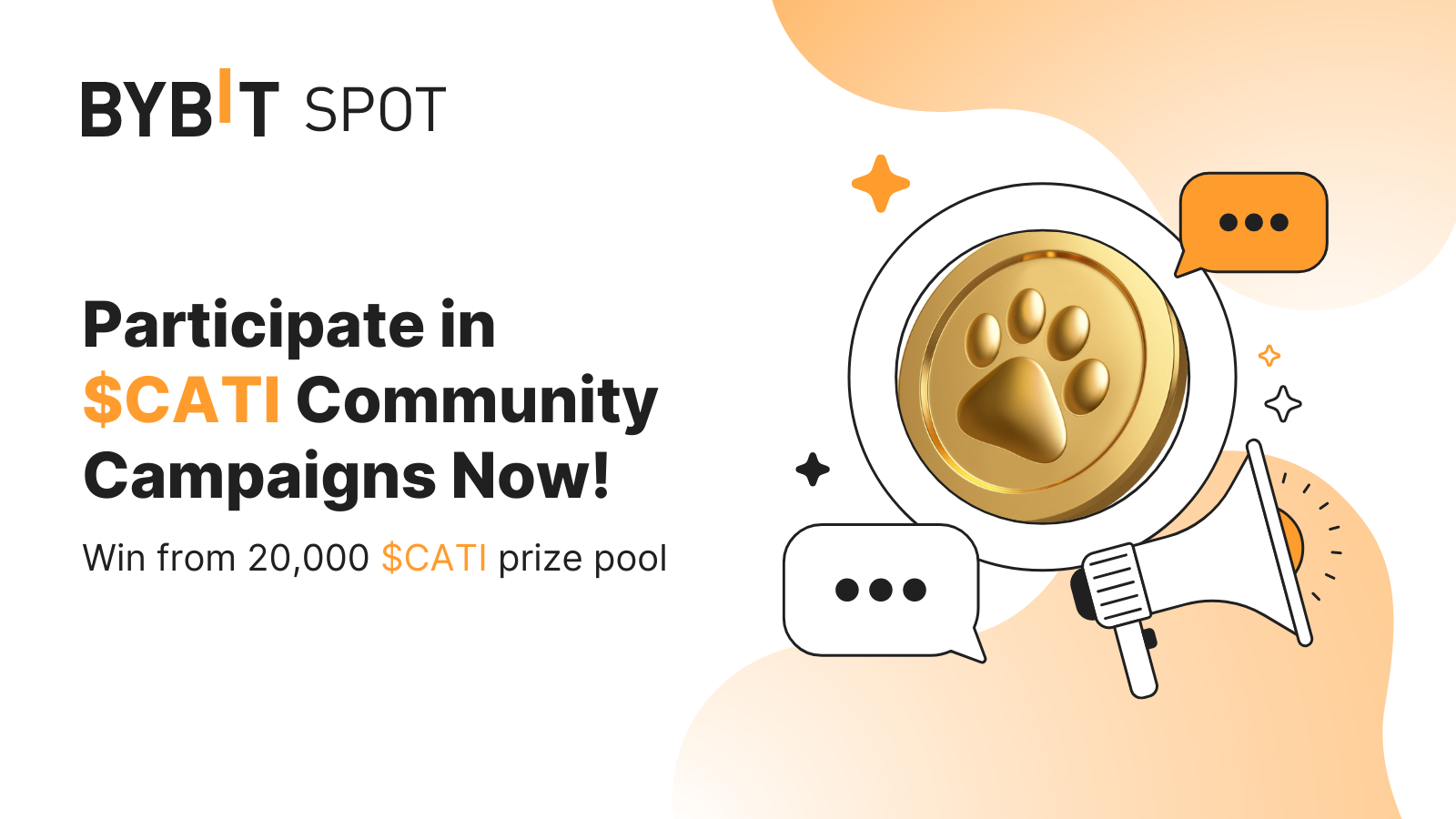 Bybit Announcement | Unlock Your Share of the 20,000 $CATI Prize Pool in Bybit's Catizen Special ...
