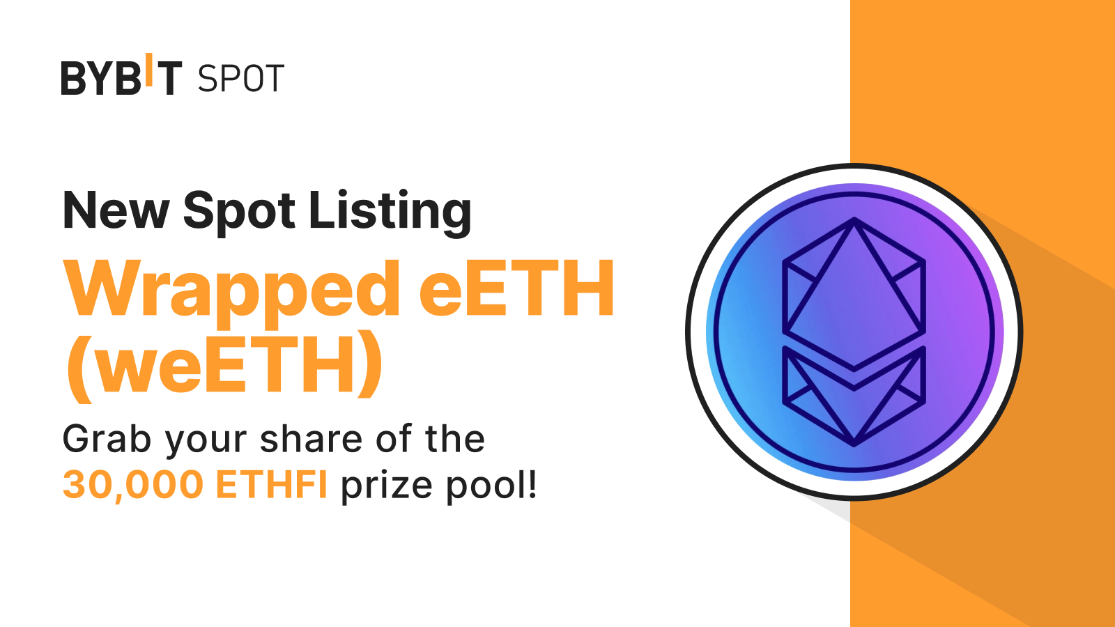 Bybit Announcement | New Listing: weETH/ETH — Grab a Share of the ...