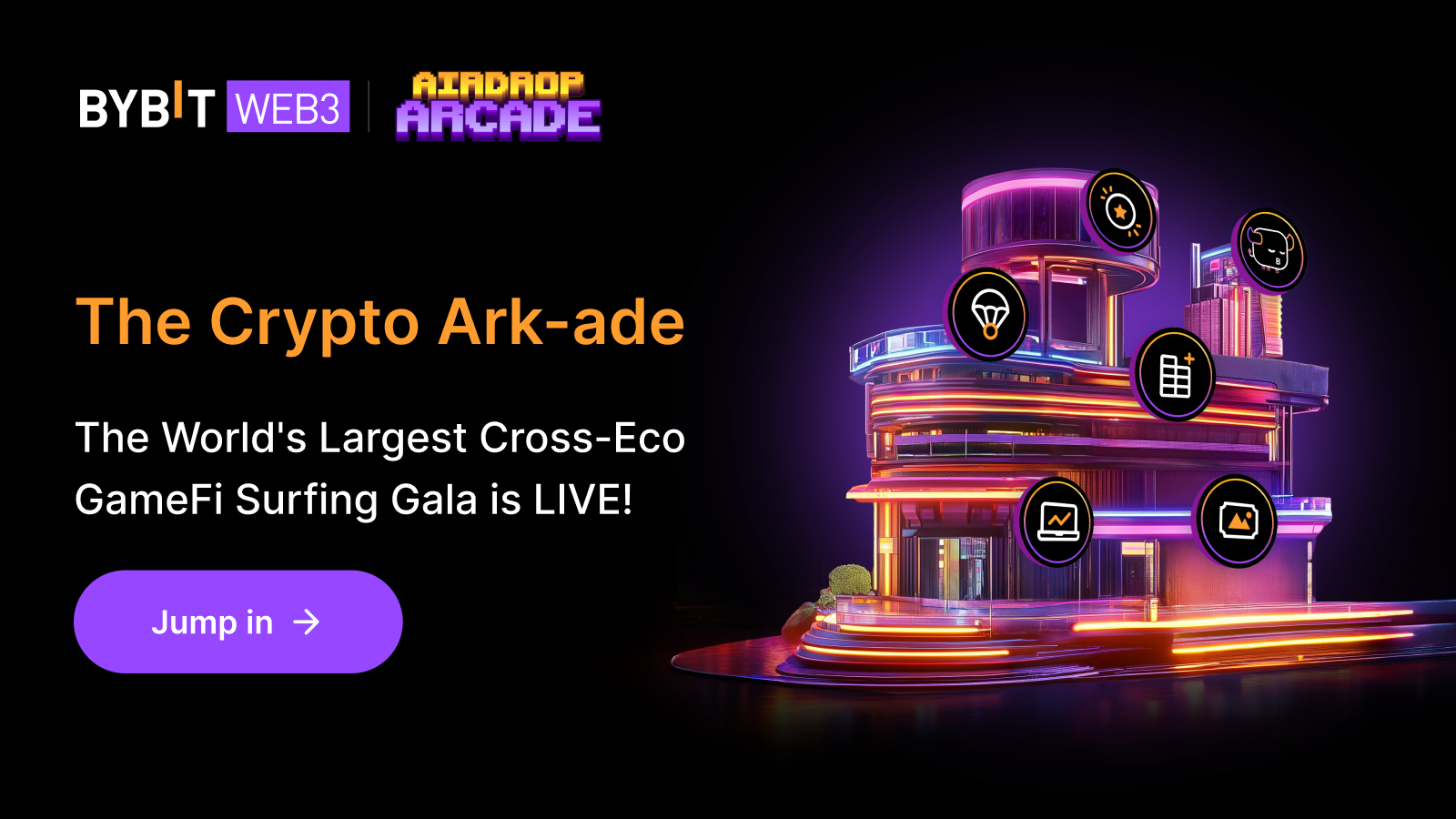 Bybit Announcement | It's GameFi SZN at Bybit's Crypto Ark-ade!