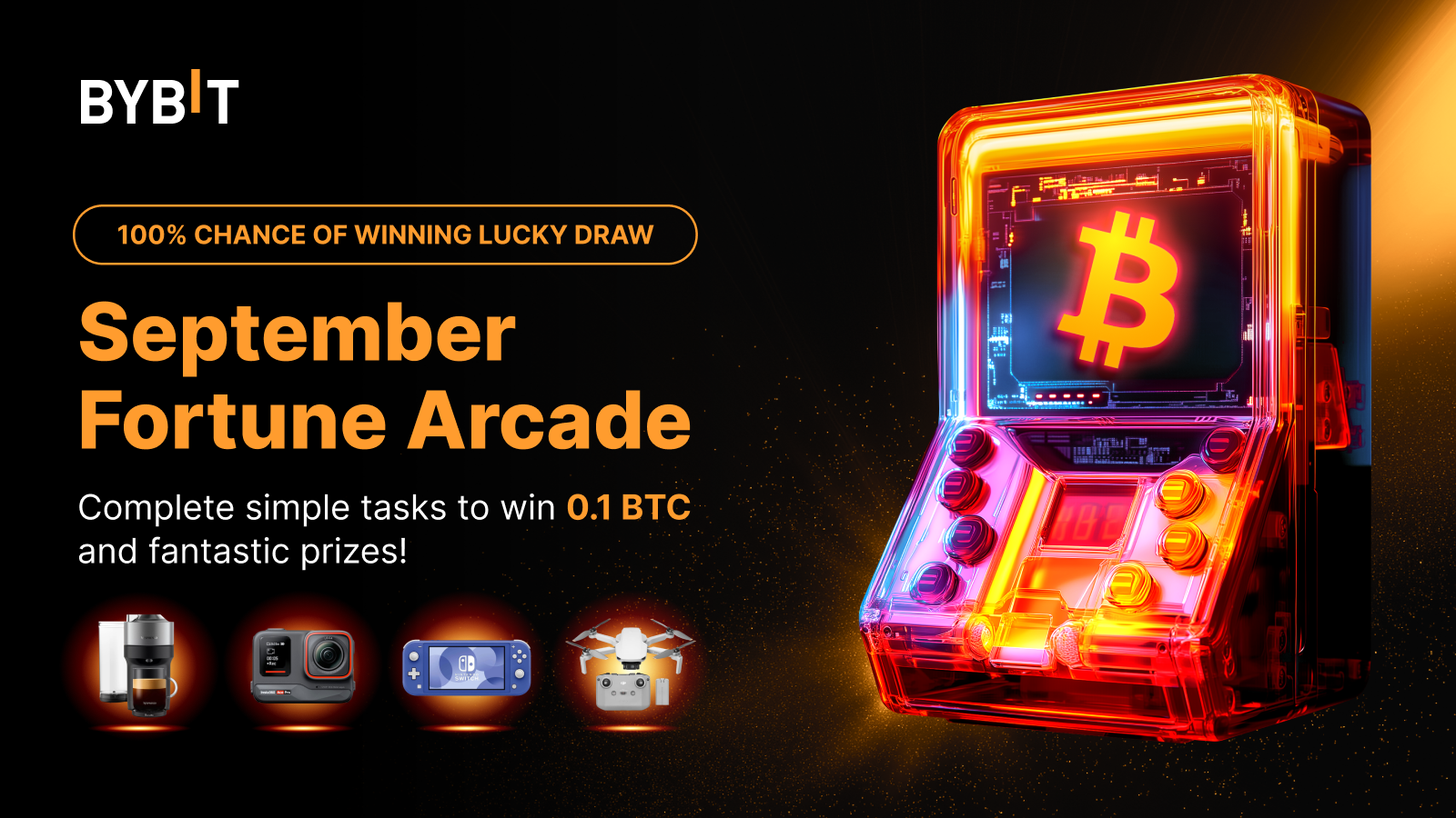 Bybit Announcement | [SEA Exclusive] September Fortune Arcade: Win 0.1 ...