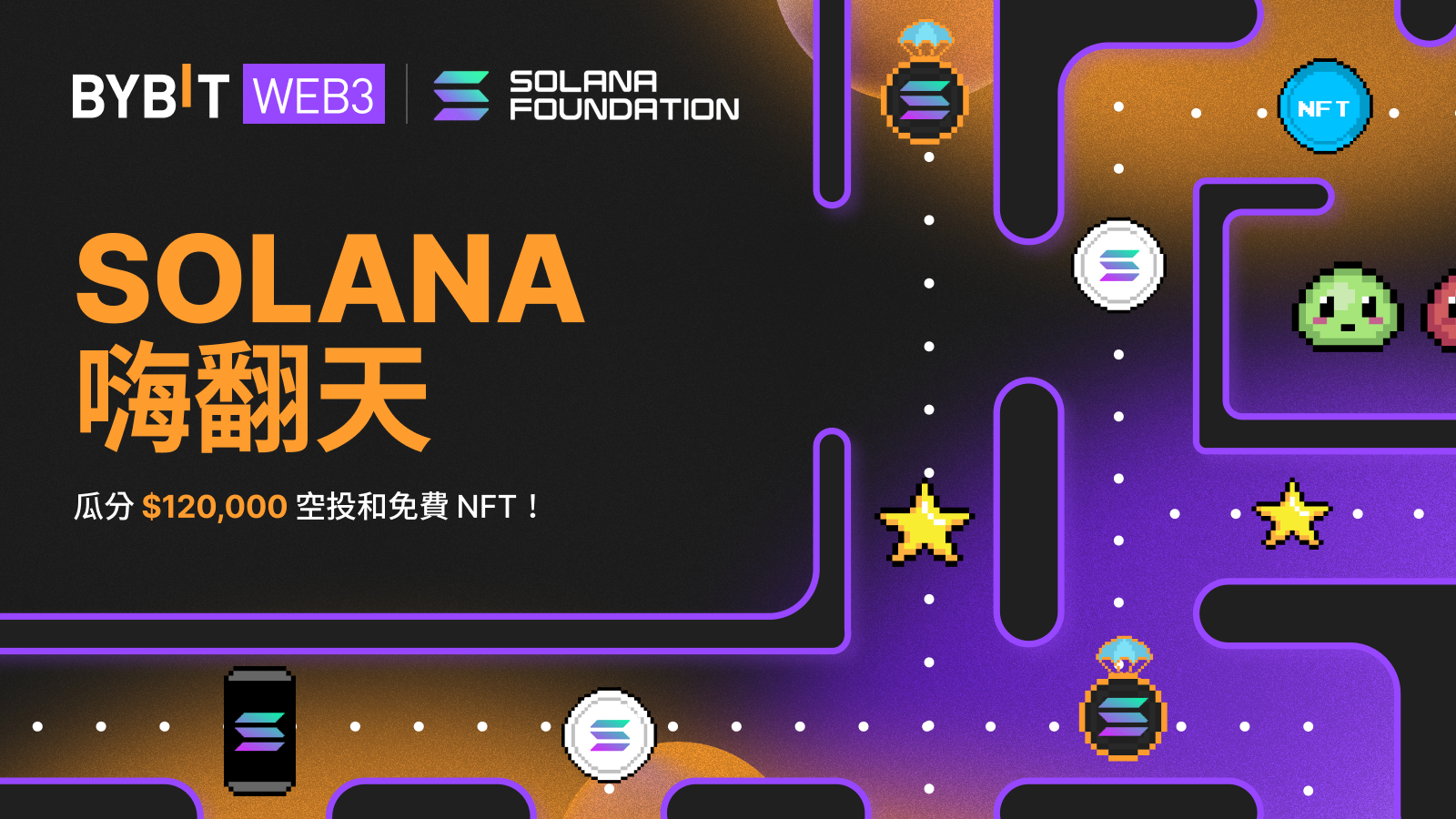 Bybit Announcement | Solana 嗨翻天：$120,000 獎勵及豐厚獎勵等您來
