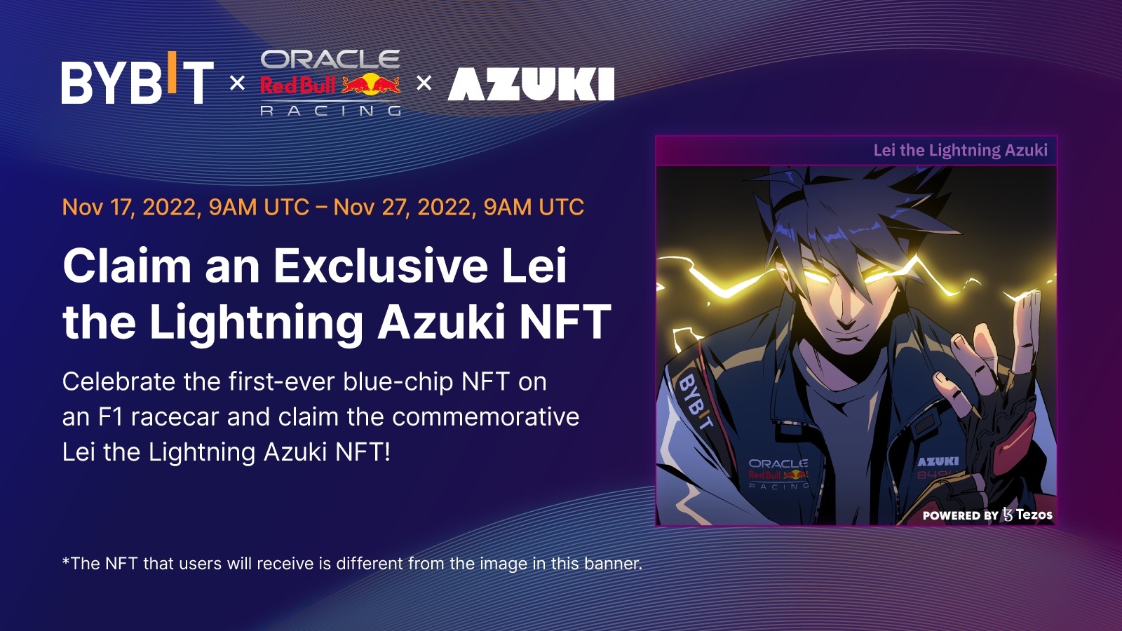 Bybit Announcement | Bybit x Oracle Red Bull Racing x Azuki: World's ...
