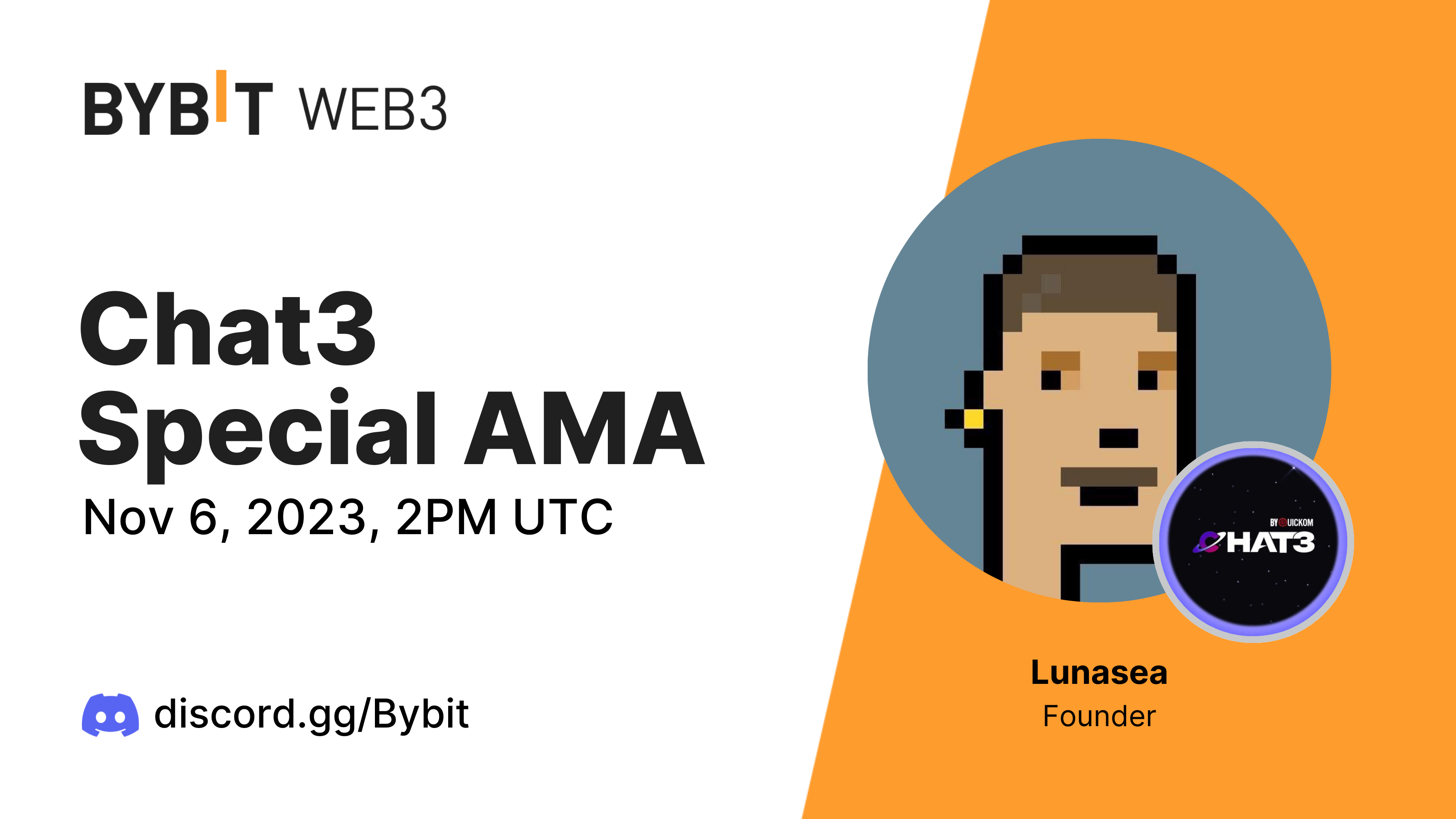 Bybit Announcement | Bybit x Chat3 Discord AMA: Join and Get The Chance ...