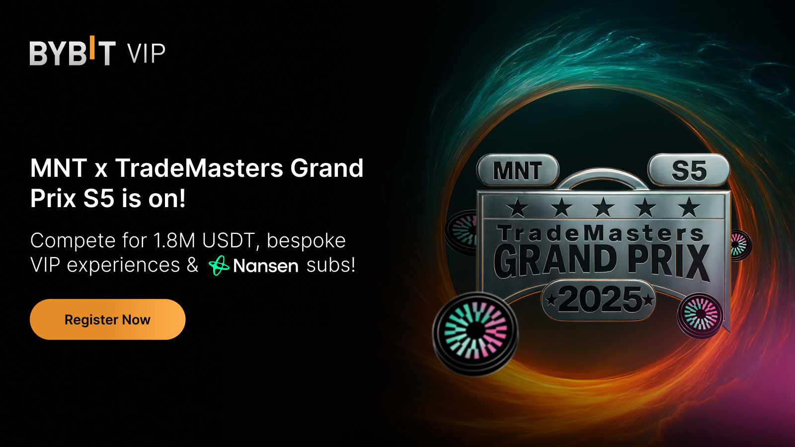 Bybit Announcement | MNT x TradeMasters Grand Prix S5 Preheat: Spin for USDT airdrops, Bybit VIP ...