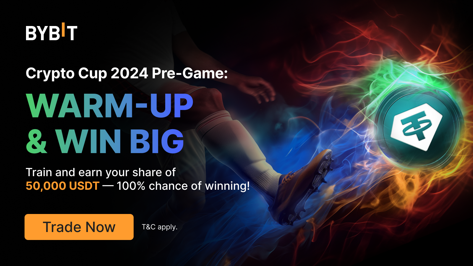 Bybit Announcement | Crypto Cup 2024 Pre-Game: Train & Win 50,000 USDT ...