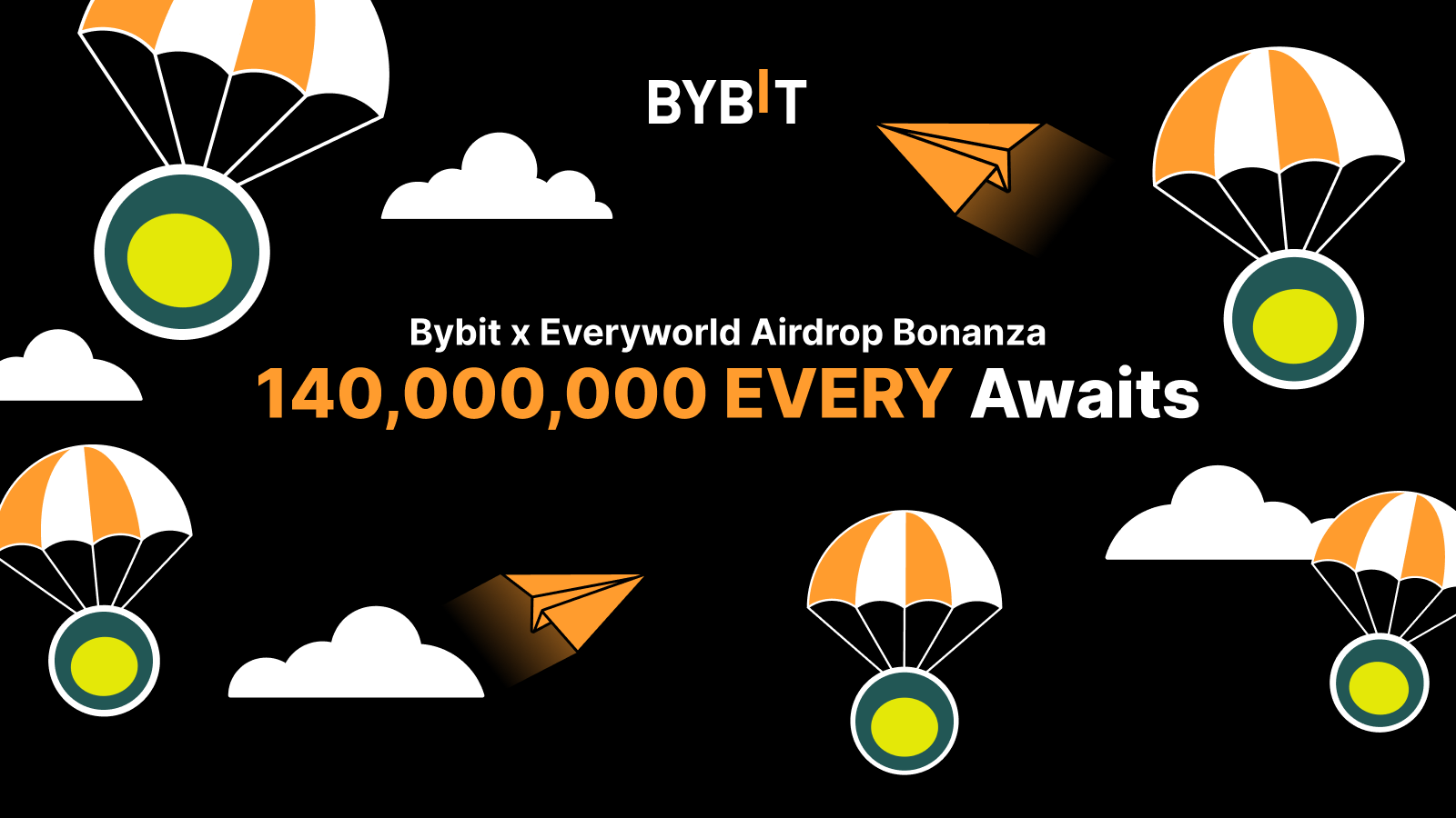 Bybit Announcement | Bybit x Everyworld: 140,000,000 EVERY Airdrop Bonanza