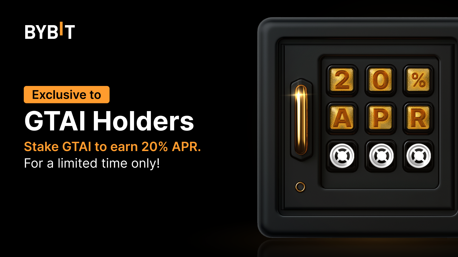 Bybit Announcement | Join the GTAI Cashmaker: Stake, save and earn up ...