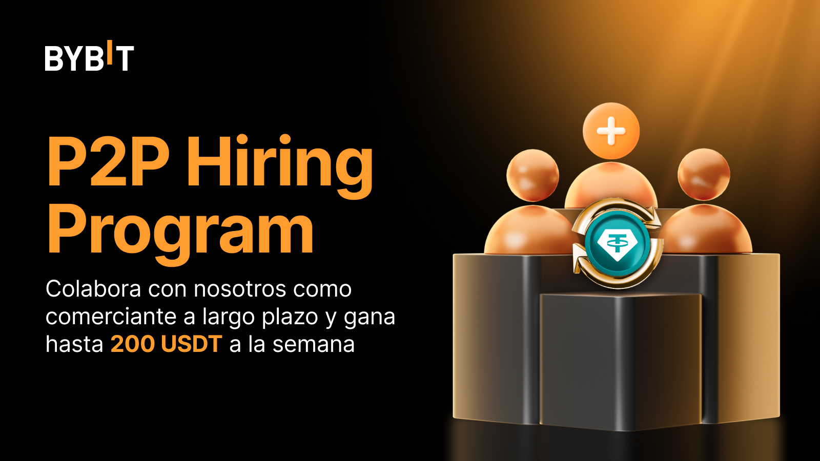 Bybit Announcement | Trabaja con nosotros como colaborador comerciante P2P a largo plazo y gana ...