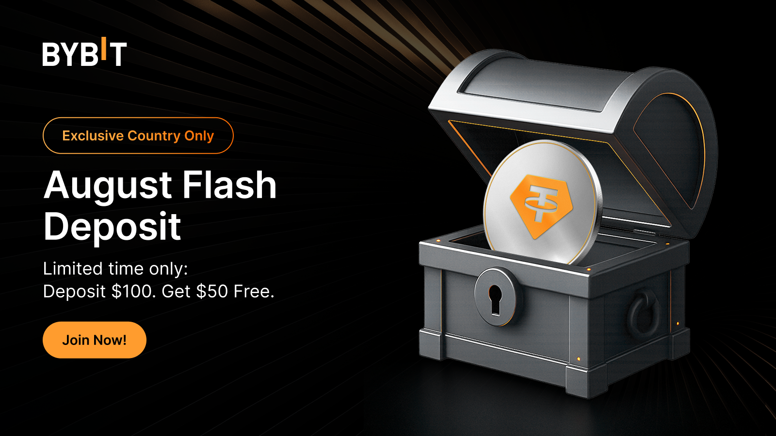 Bybit Announcement | Flash Deposit: Deposit $100 & Get $50 for Free!