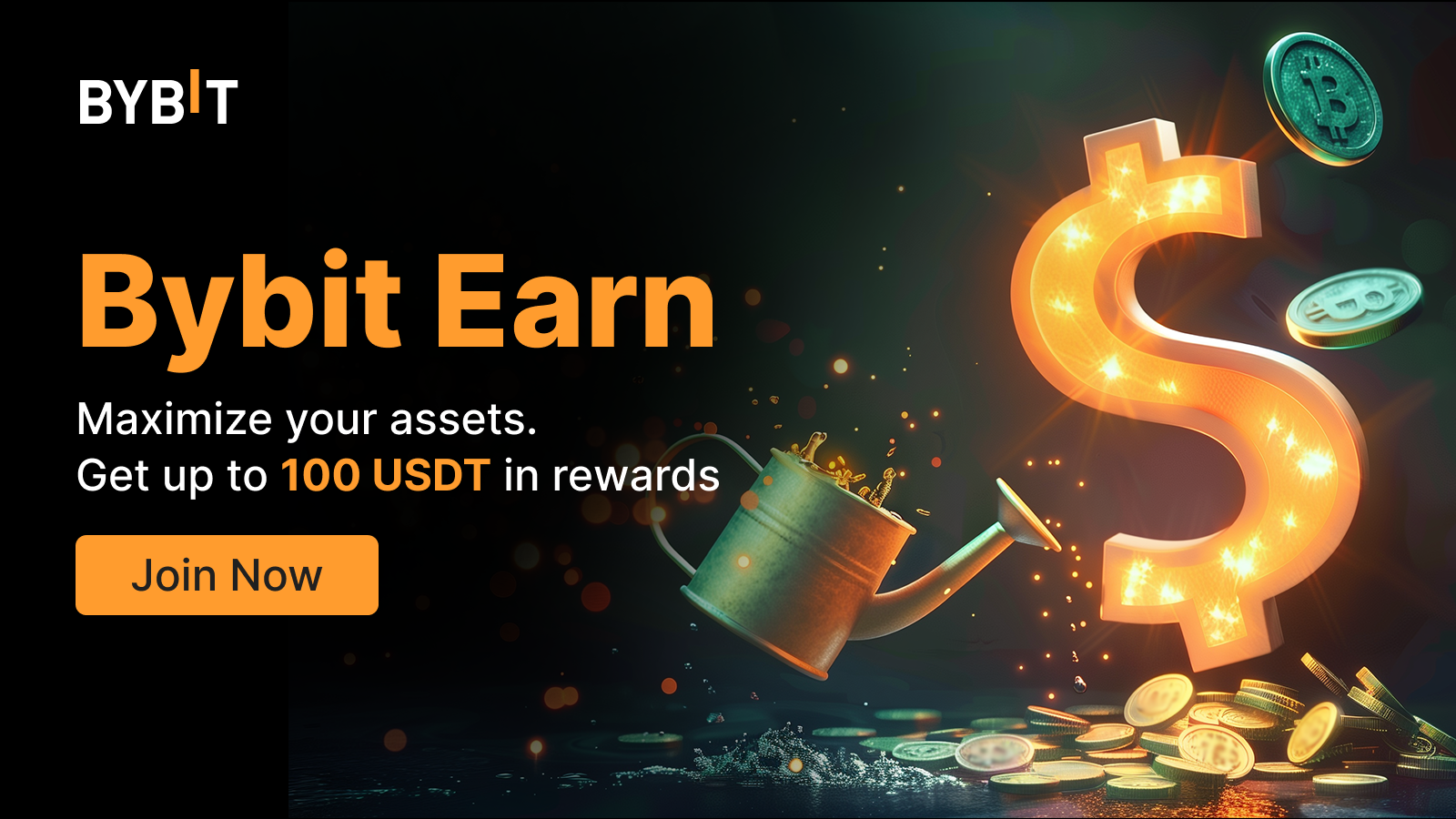 Bybit Announcement | Maximize Your Assets with Bybit Earn: Grab Up to 100 USDT in Rewards!