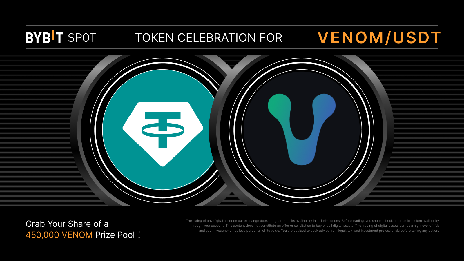 Bybit Announcement | VENOM Token Splash: Trade to win your share of the ...