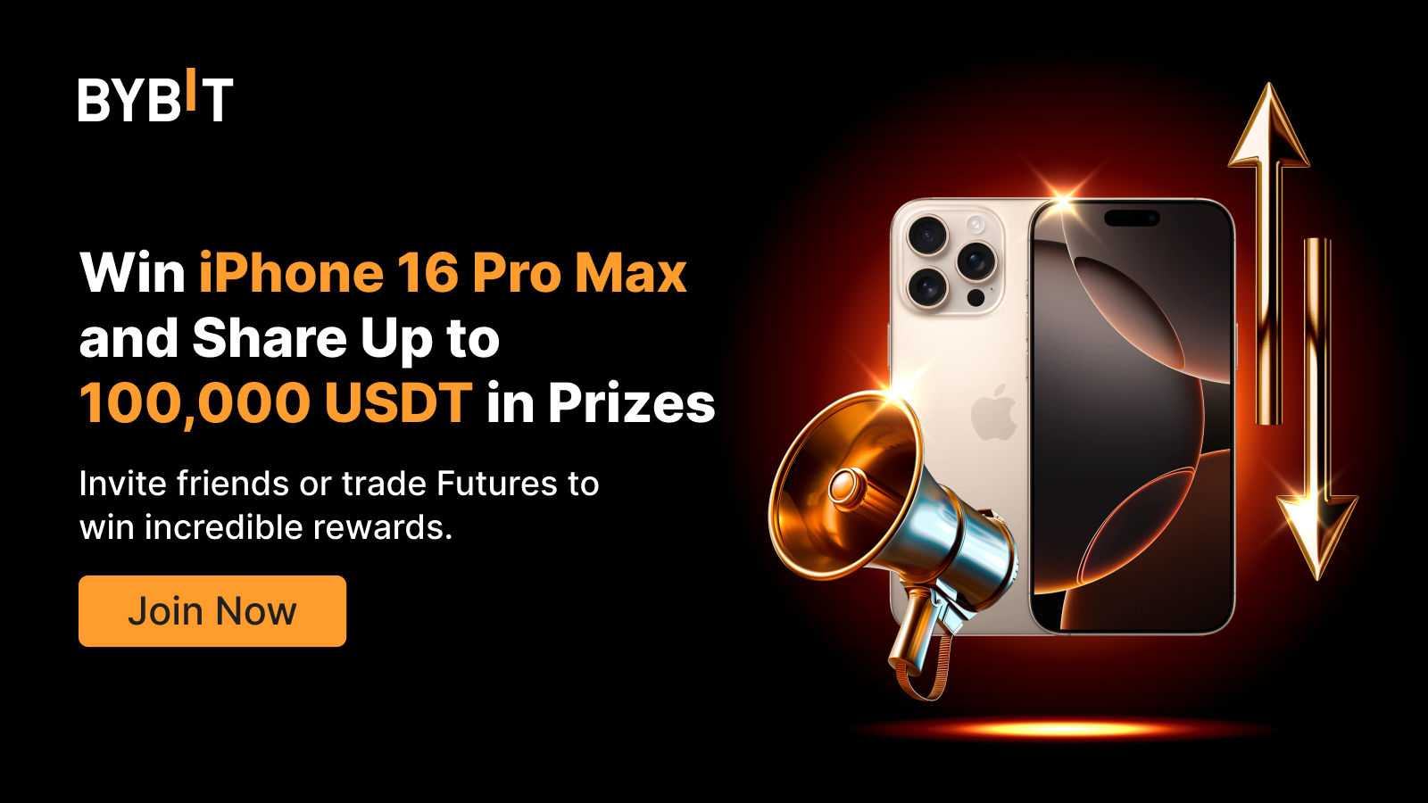 Bybit Announcement | Fortune Circles: Win iPhone 16 Pro Max and Share Up to 100,000 USDT
