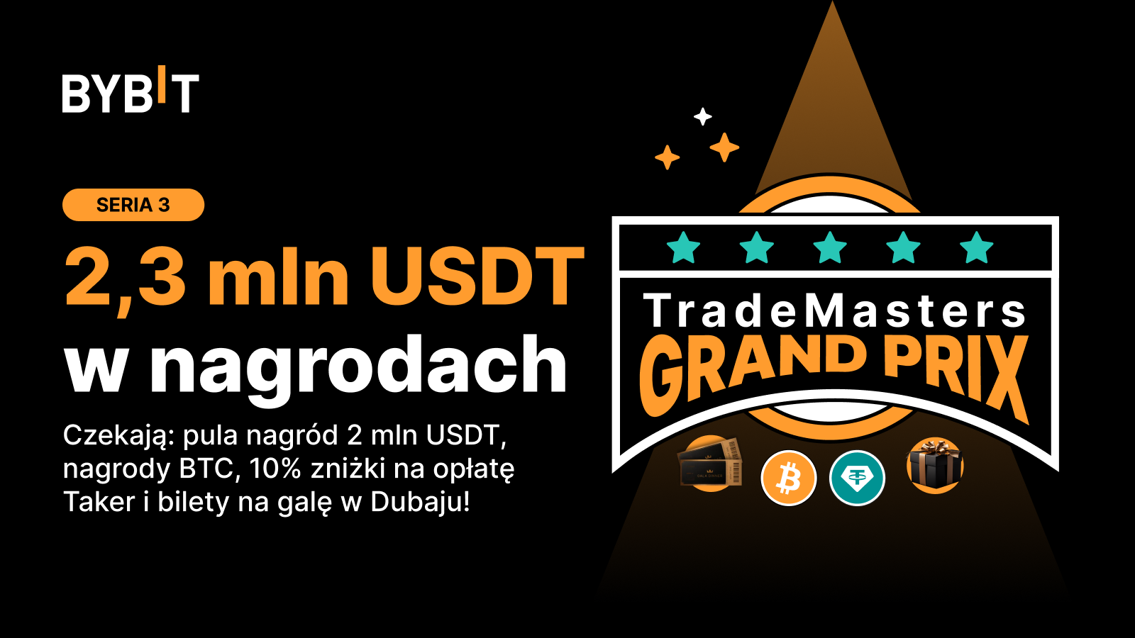 Bybit Announcement | TradeMasters Grand Prix Seria 3: Czeka na Ciebie nawet do 2,300,000 USDT w ...