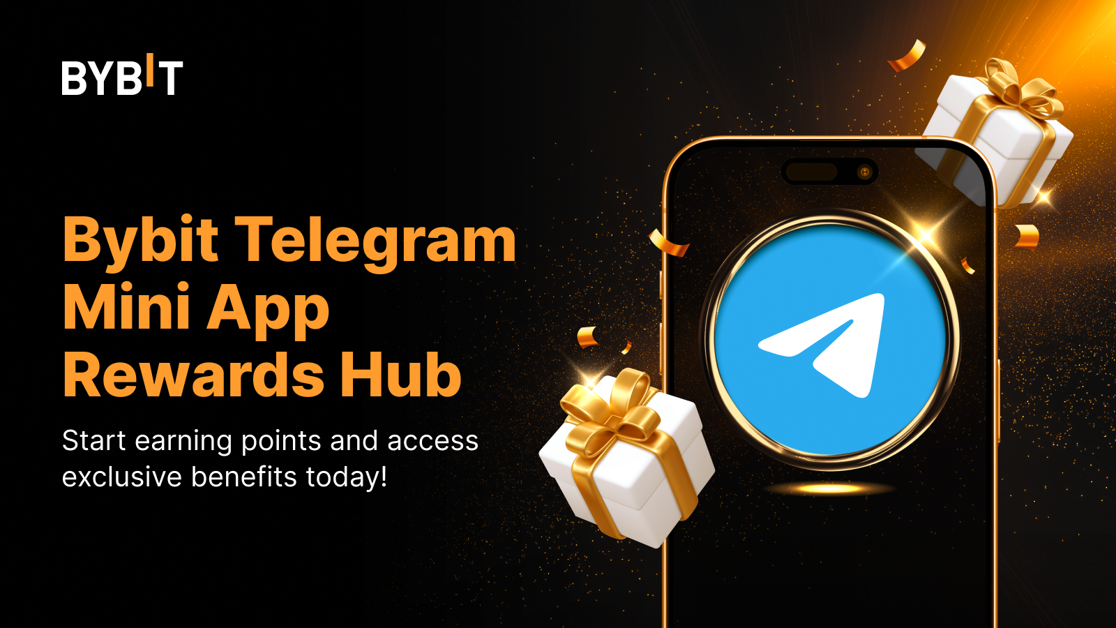 Bybit Announcement | 🎁 Trung Tâm Phần Thưởng Bybit Hiện Đã Có Trên Telegram Mini App!