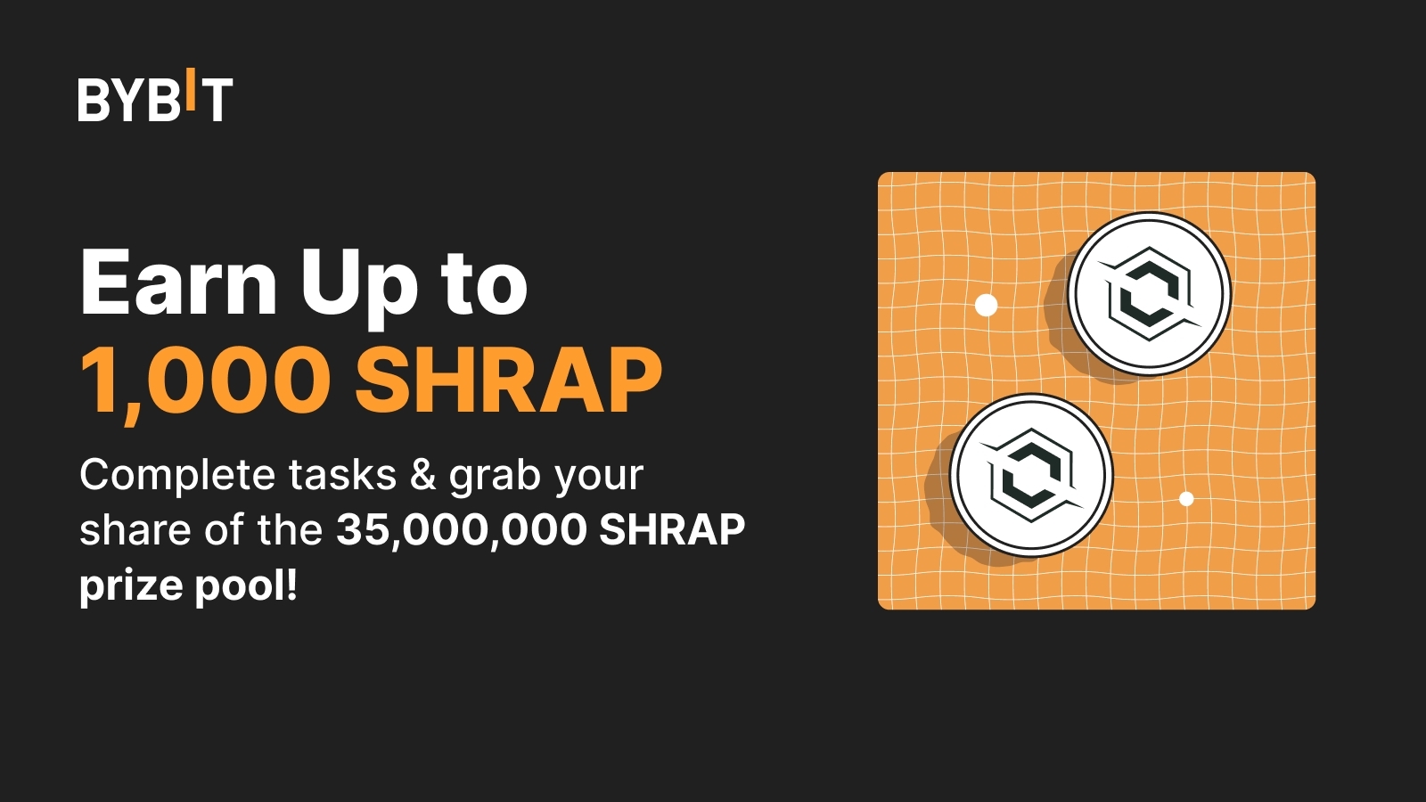 Bybit Announcement | Bybit x Shrapnel: 35,000,000 SHRAP Up for Grabs!