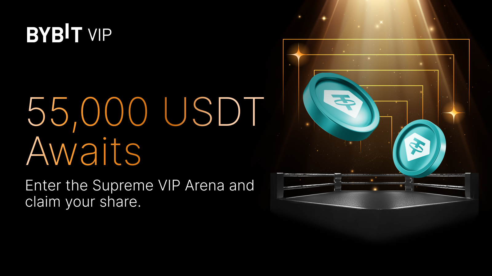 Bybit Announcement | Supreme VIP Arena: Trade Your Way to 55,000 USDT!