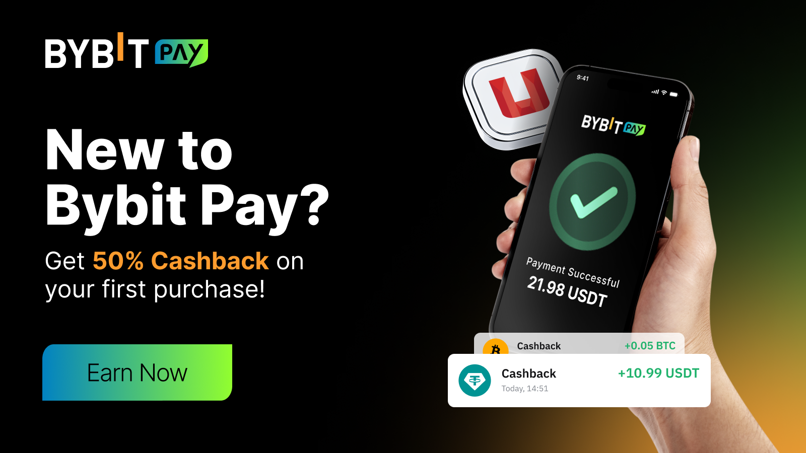 Bybit Announcement | 🎉 [Bybit Pay x Uquid] Flash Cashback: Get up to 50% cashback on your ...