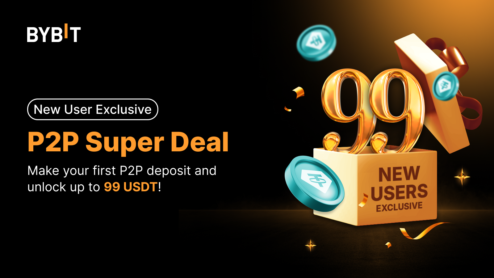 Bybit Announcement | [New User Exclusive] Get Up to 99% Off Your First Crypto Purchase With the ...