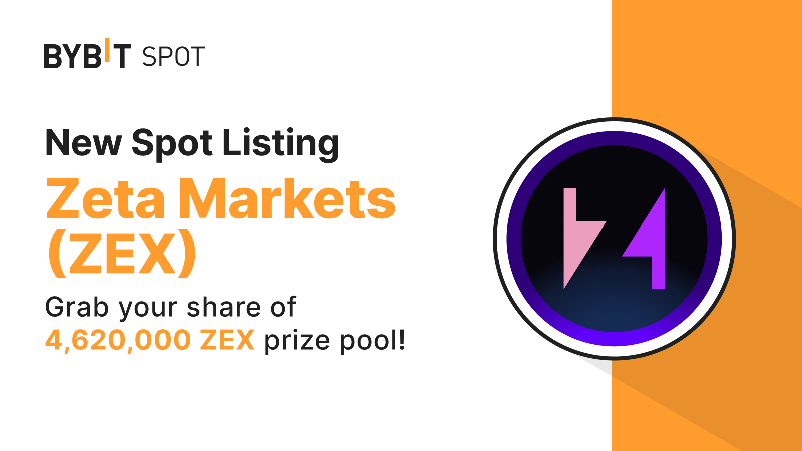 Bybit Announcement | New Listing: ZEX/USDT — Grab a Share of the 4,620,000 ZEX Prize Pool
