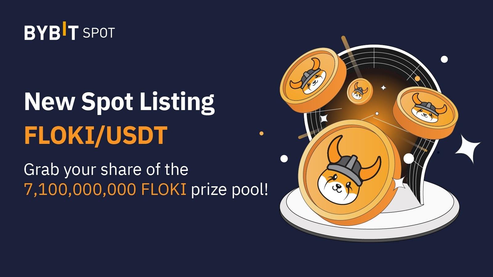 Bybit Announcement | Grab a Share of the 7,100,000,000 FLOKI Prize Pool!