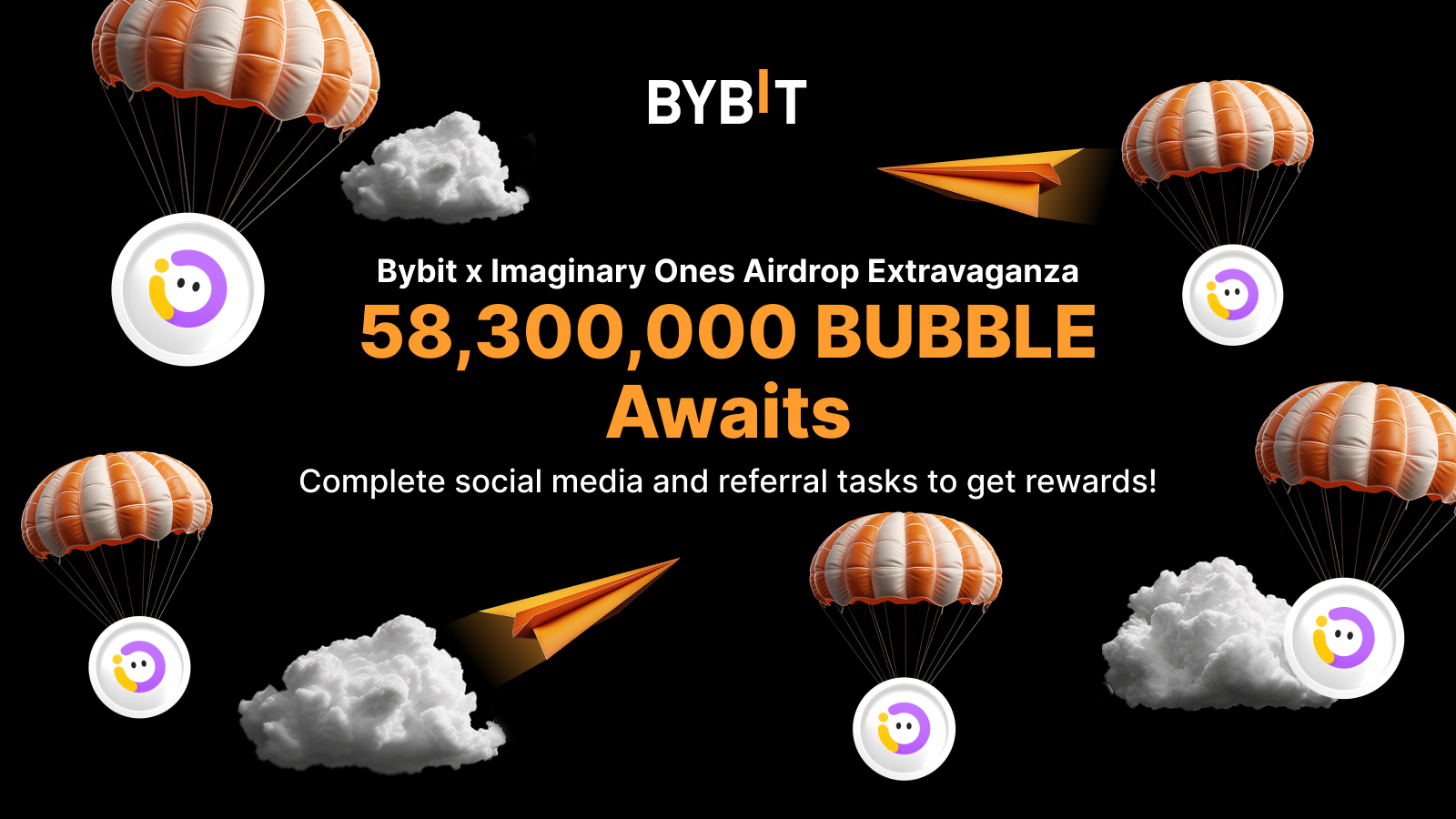 Bybit Announcement | BUBBLE Celebration: Grab a Share of the 58,300,000 BUBBLE Prize Pool!