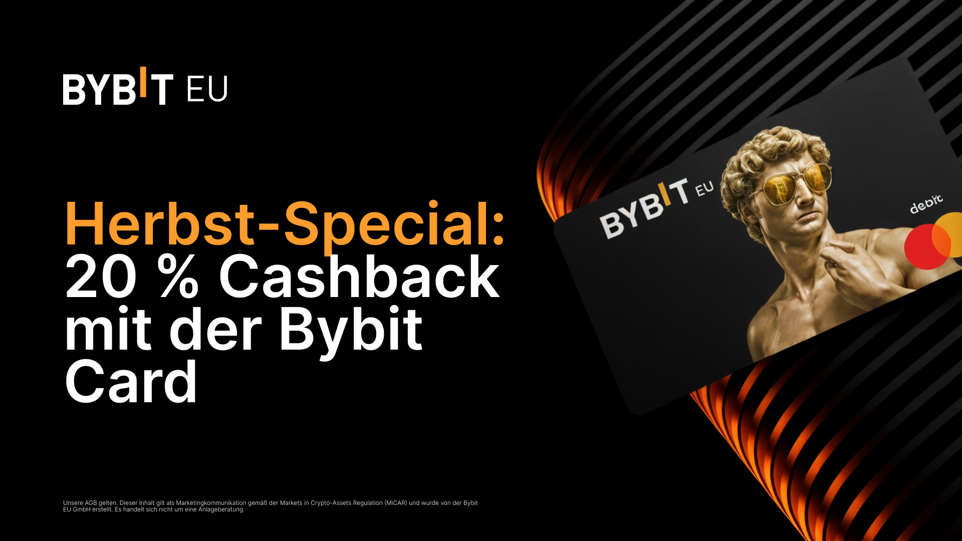 Bybit EU Announcement | 🍂 Herbst-Special: 20 % Cashback mit der Bybit Card
