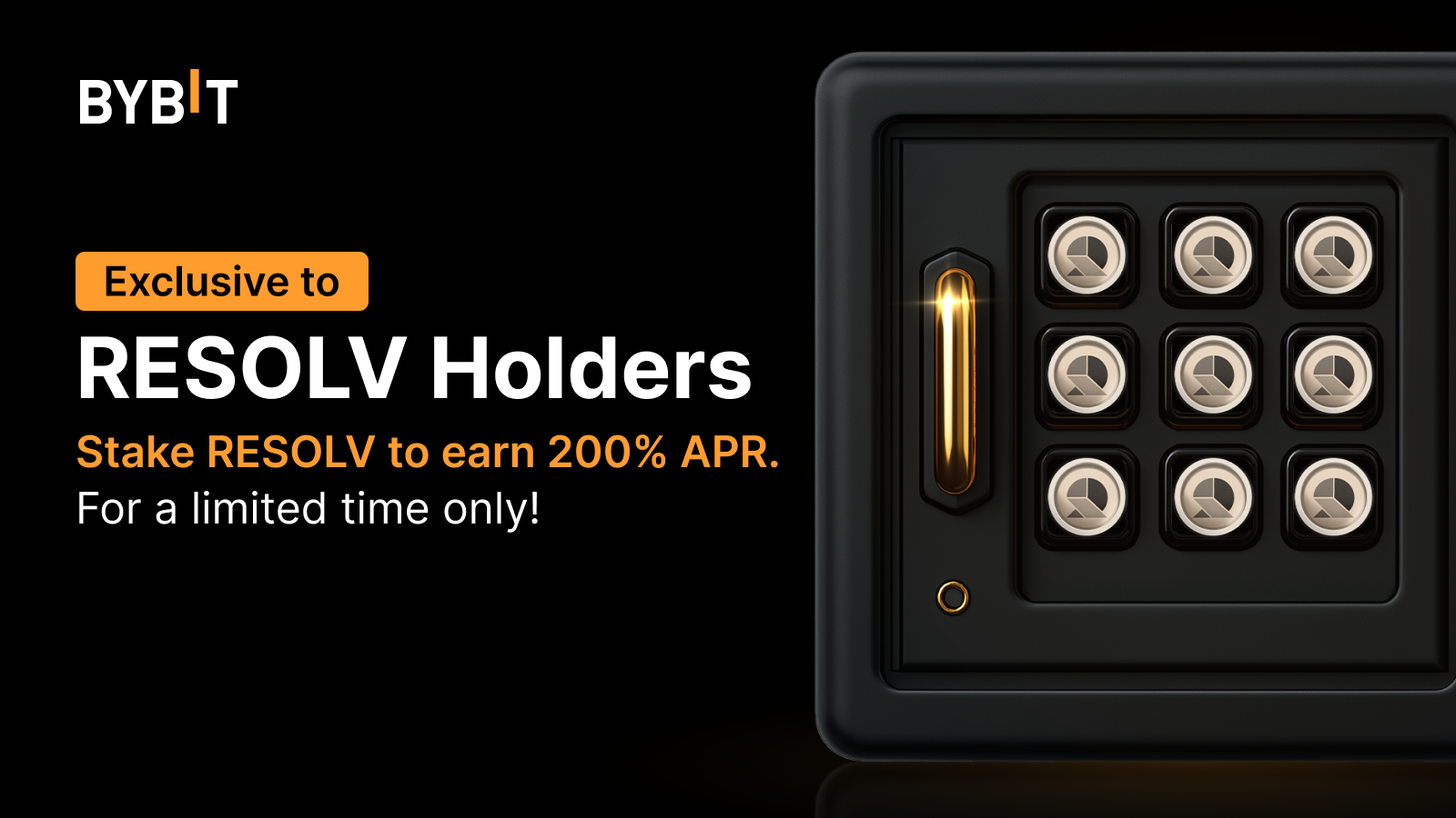 Bybit Announcement | Join the RESOLV party: Stake RESOLV to enjoy 200% APR and share a 2,000,000 ...