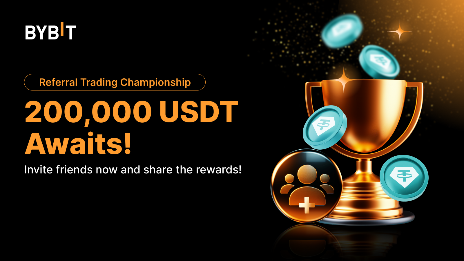 Bybit Announcement | Referral Trading Championship: Invite Friends and Trade to Share a 200,000 ...