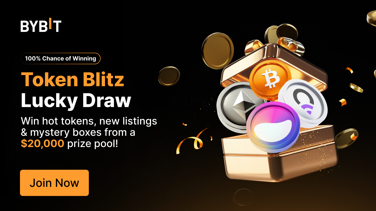 Bybit Announcement | [Selected Countries Exclusive] Token Blitz: Win hot tokens, new listings ...