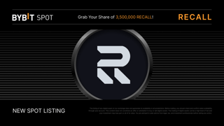 Bybit Announcement | Recall Token Splash: Grab a share of the 3,500,000 ...