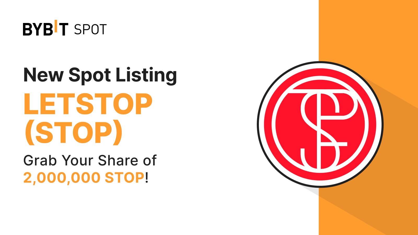 Bybit Announcement | New Listing: STOP/USDT — Grab a Share of the ...