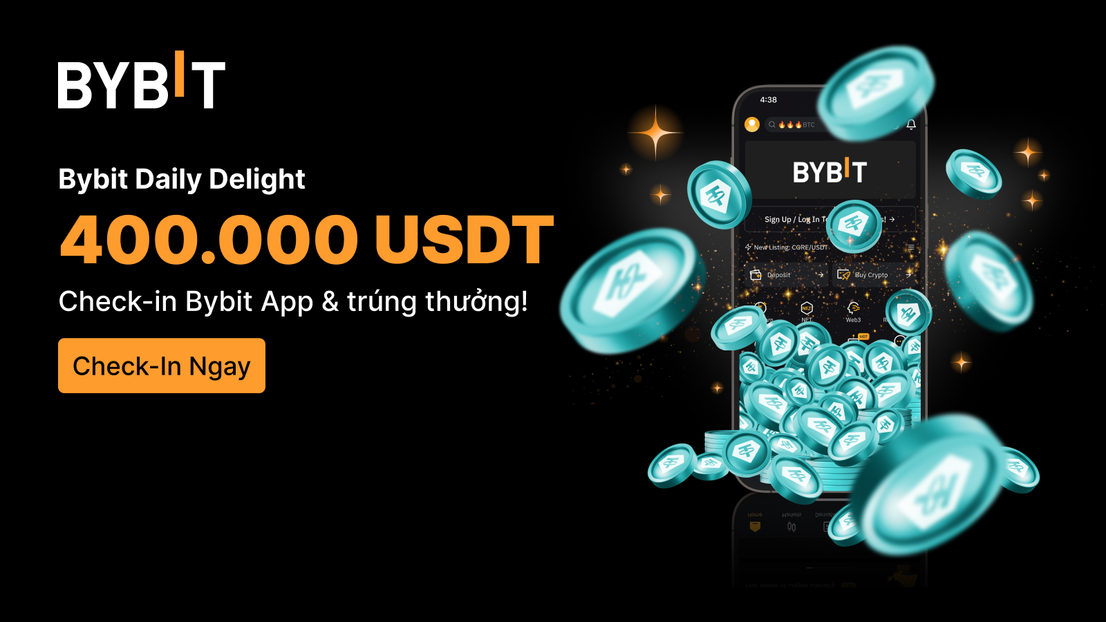Bybit Announcement | Bybit Daily Delight: Chia Sẻ 400.000 USDT