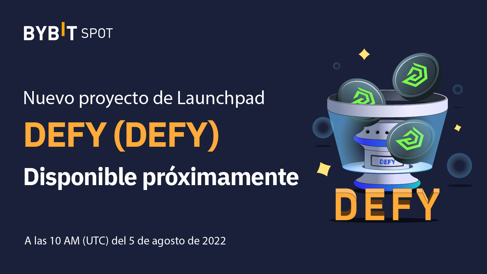 Bybit Announcement | DEFY(DEFY) en Bybit Launchpad: Ya Disponible