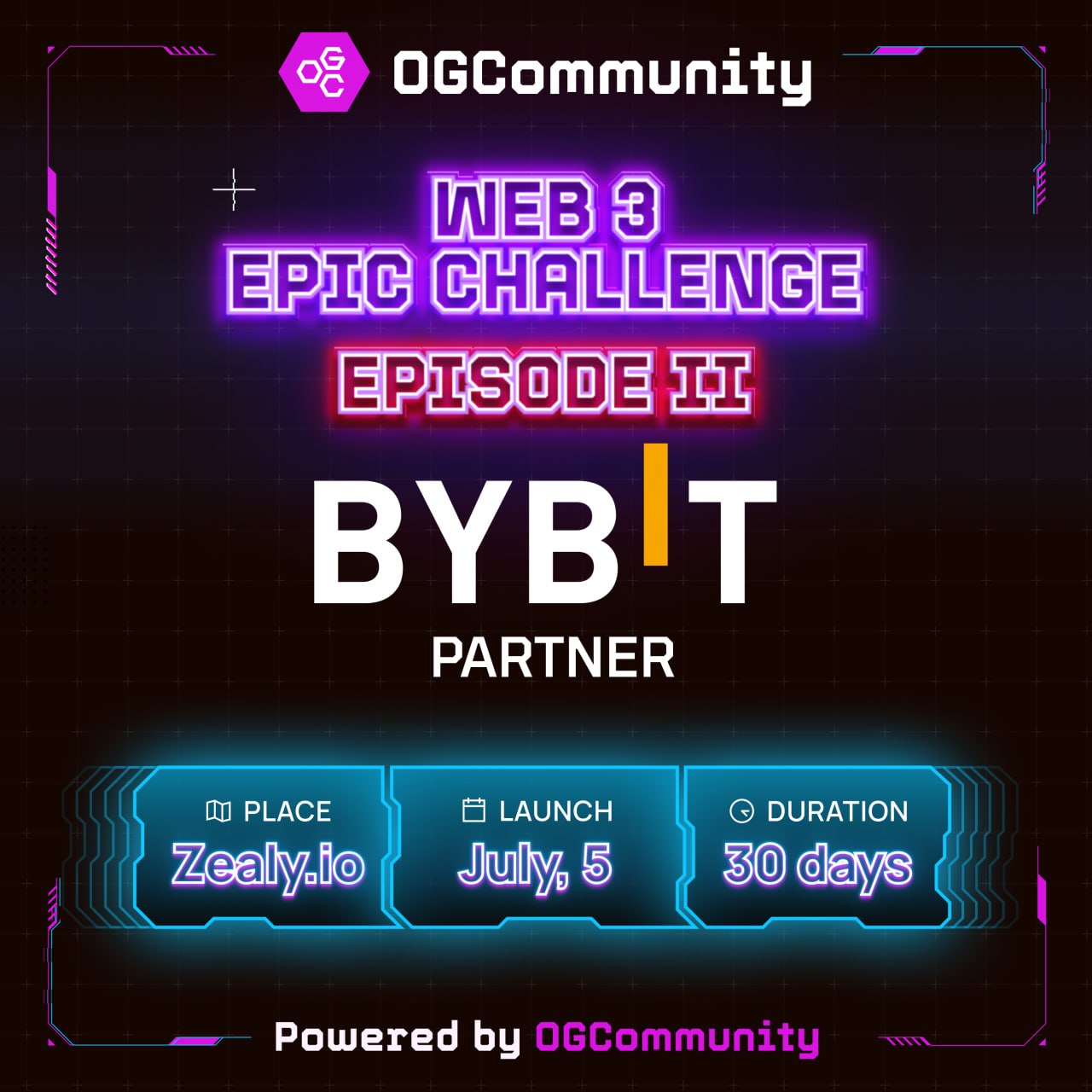 Bybit Announcement | Bybit x OGC WEB3 EPIC Challenge