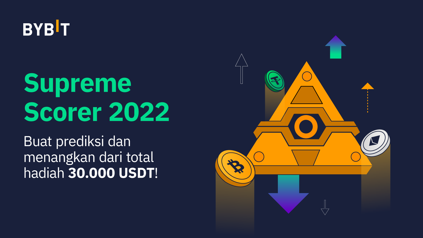 Bybit Announcement | Supreme Scorer 2022: Buat Prediksi dan Menangkan dari Total Hadiah 30.000 USDT