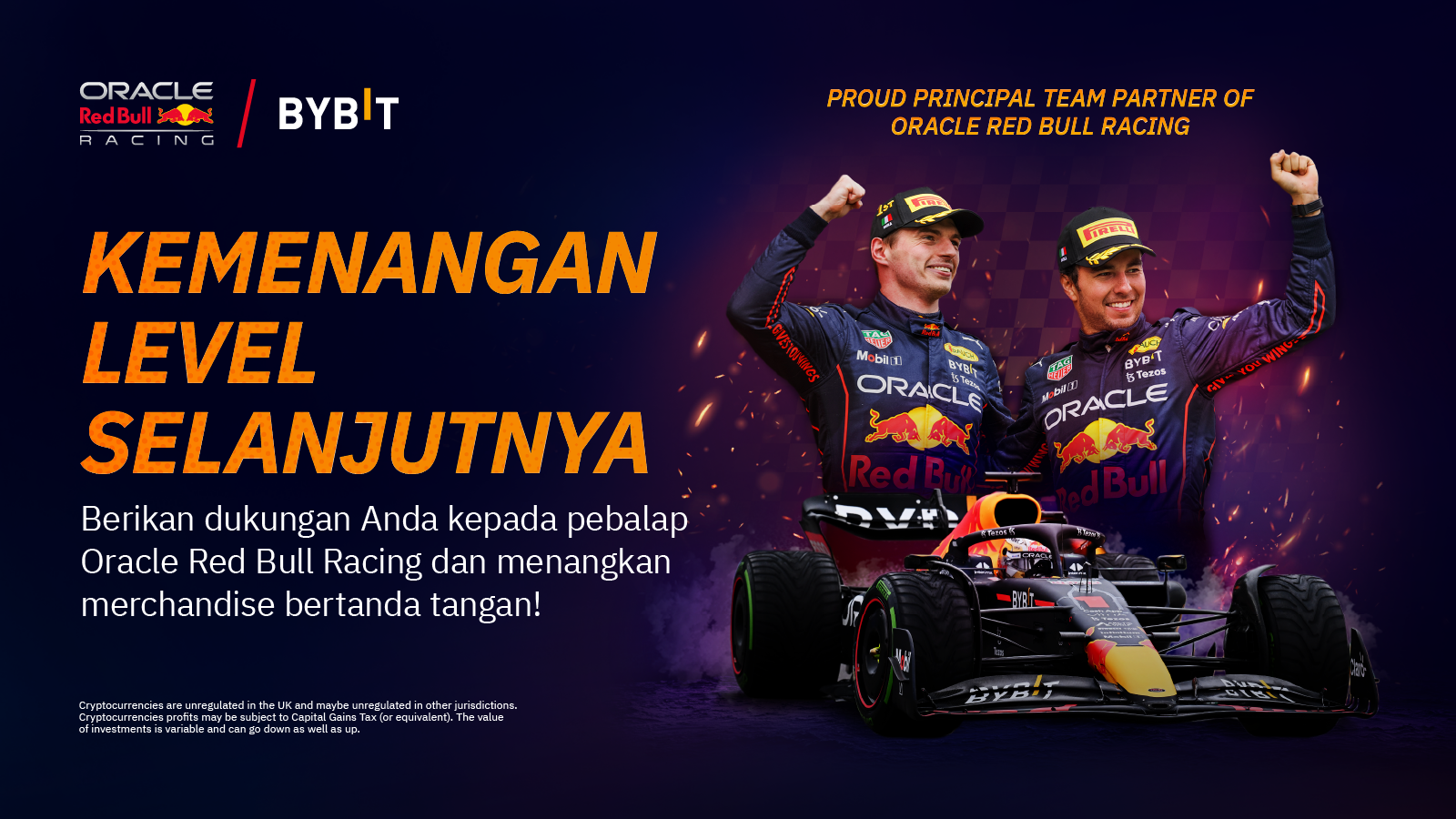 Bybit Announcement | Bybit x Oracle Red Bull Racing: Kemenangan di ...