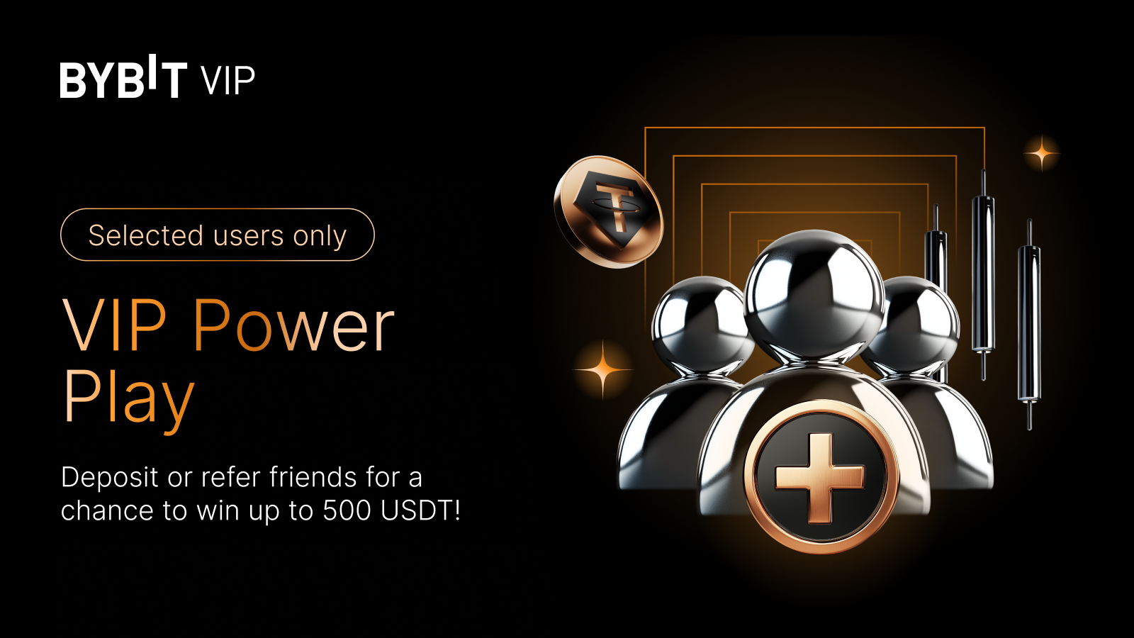Bybit Announcement | [VIP exclusive]VIP Power Play: Deposit, trade and earn big!