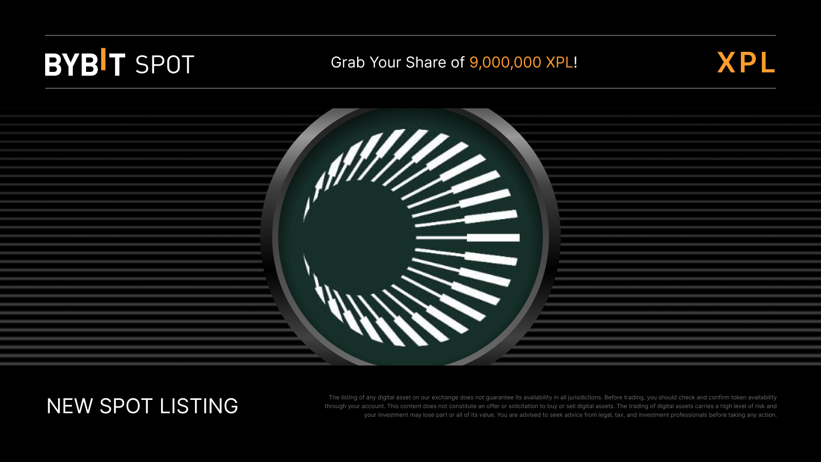 Bybit Announcement | XPL Token Splash: Grab a share of the 9,000,000 ...