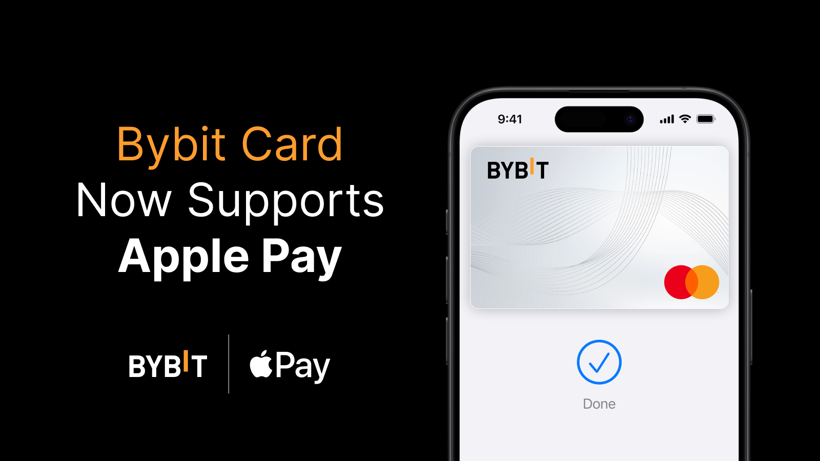 Bybit Announcement | Bybit Card Brings Apple Pay to Our Users!*