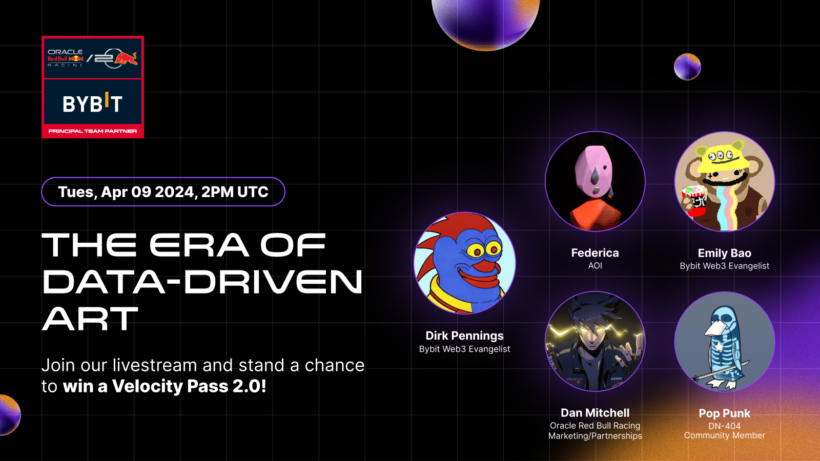 Bybit Announcement | The Era of Data-Driven Art Livestream: Tune In and Win Rewards